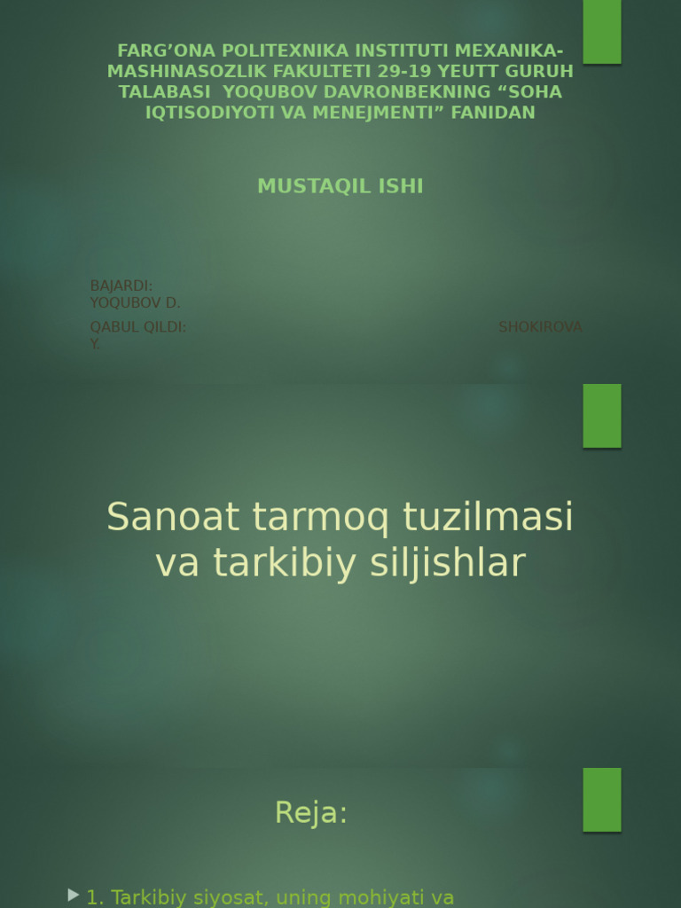 Soha Iqtisod | PDF