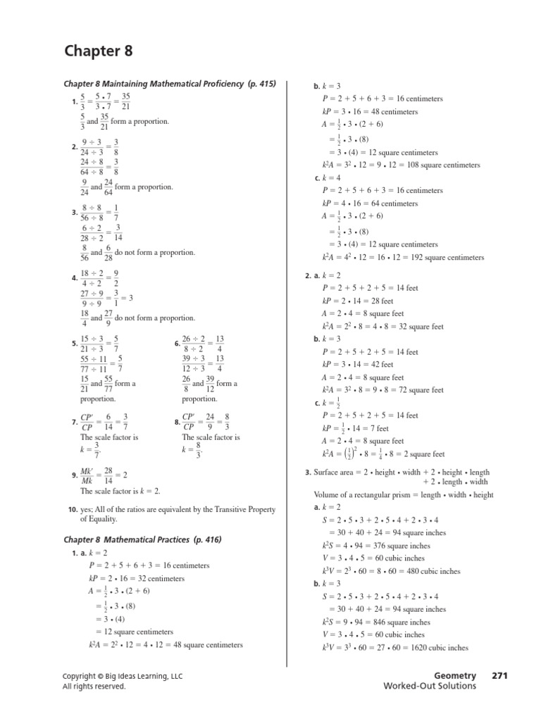 CH 8 Solutions | PDF