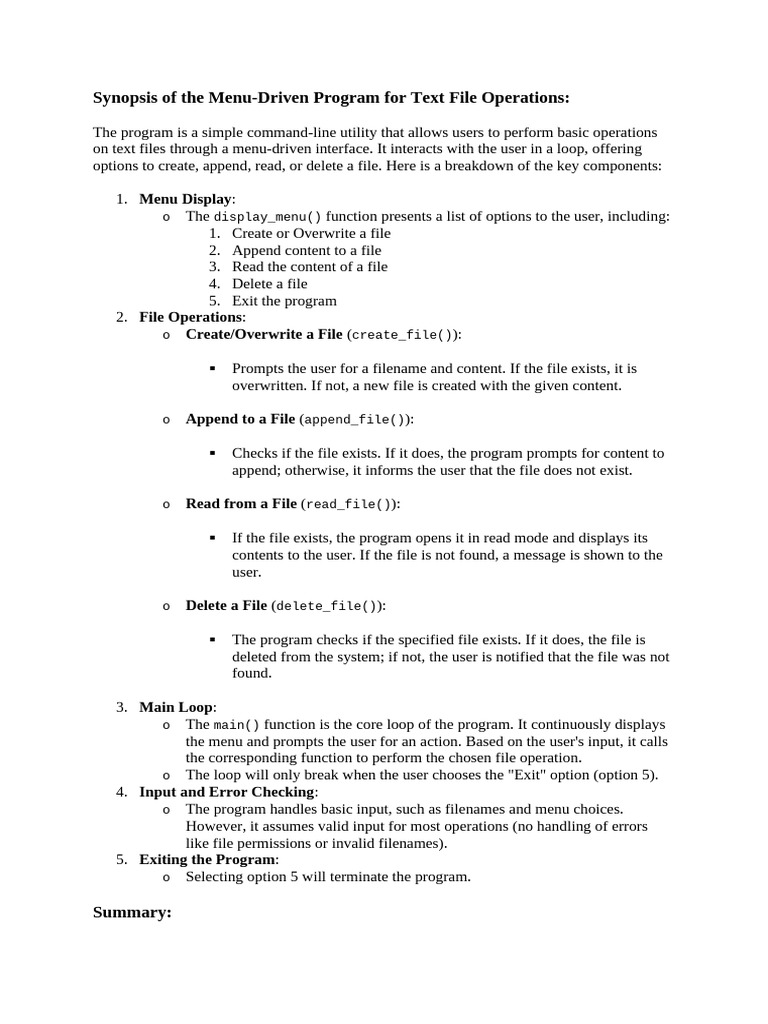 Synopsis of The Menu | PDF