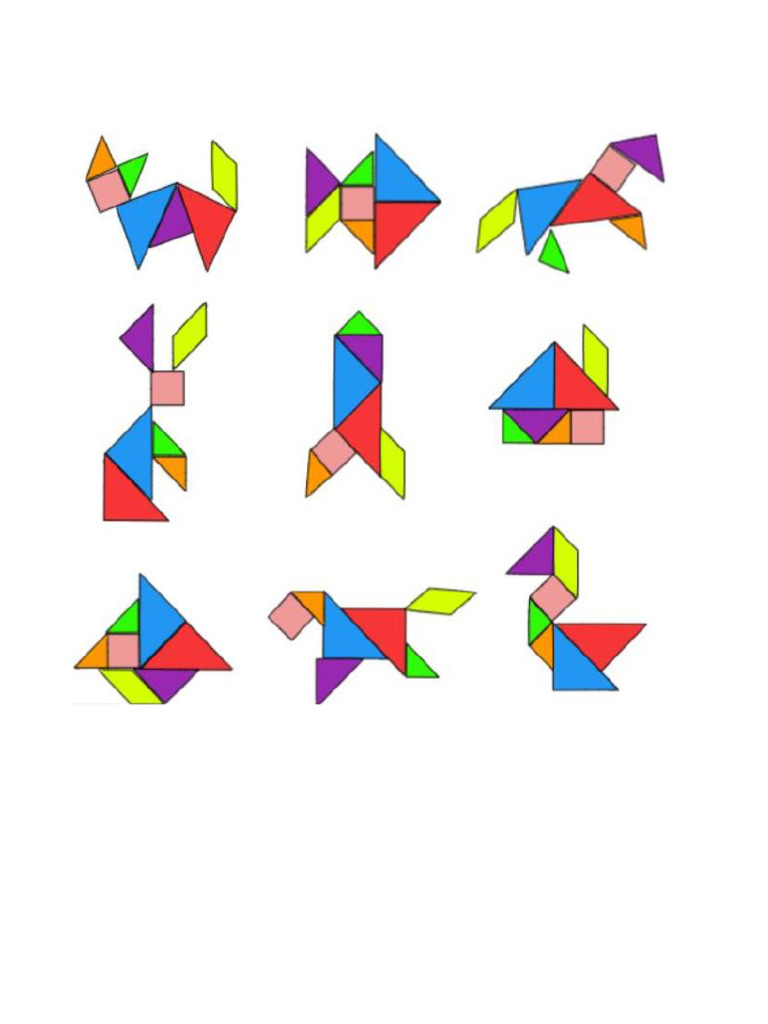 Tangram Template | PDF