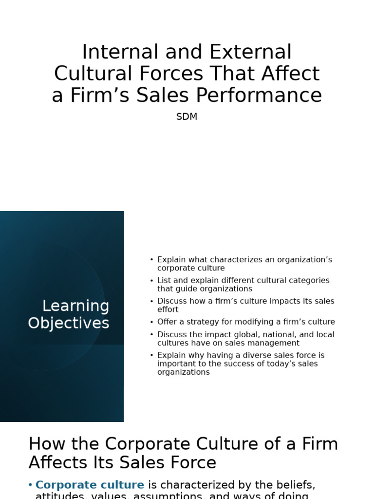 Sales Culture | PDF