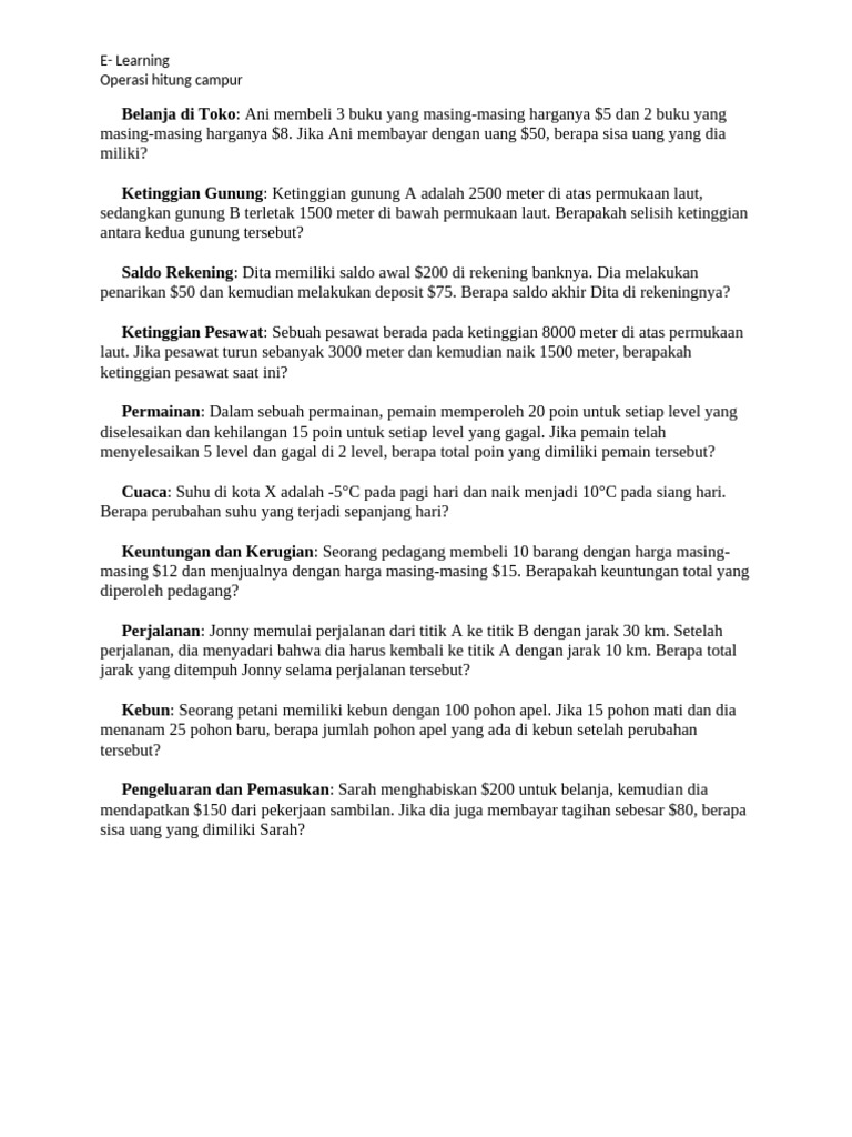 E Learning Pdf