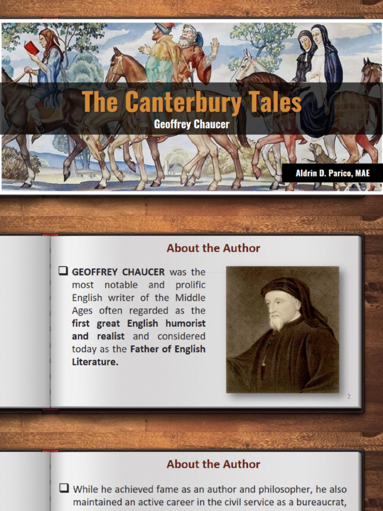 L5. The Canterbury Tales 2 | PDF