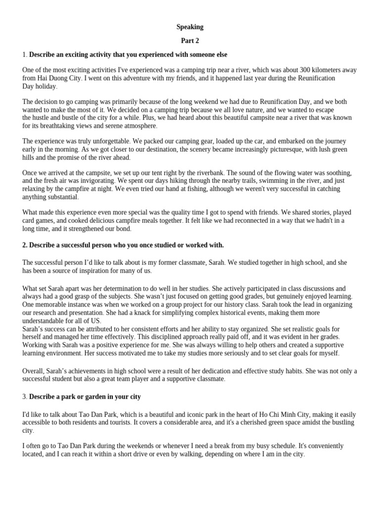Speaking | PDF