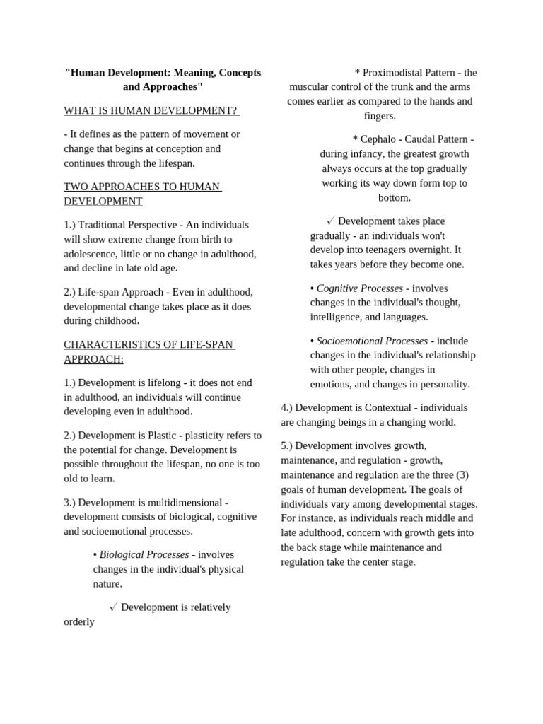 Human Development | PDF