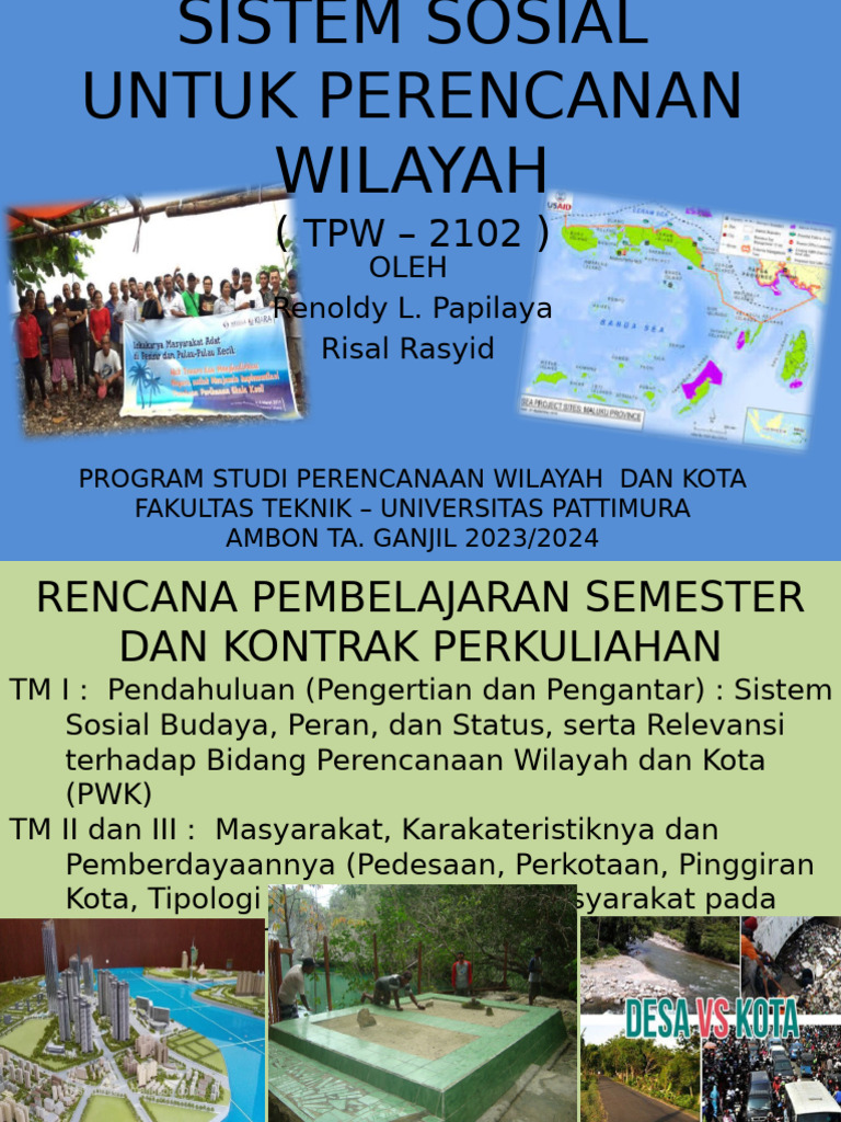 Sistem Sosial - PWK | PDF