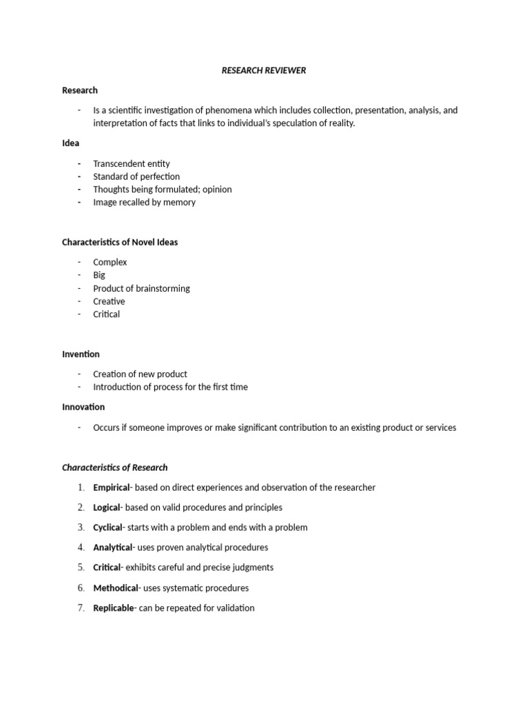 Research Reviewer | PDF