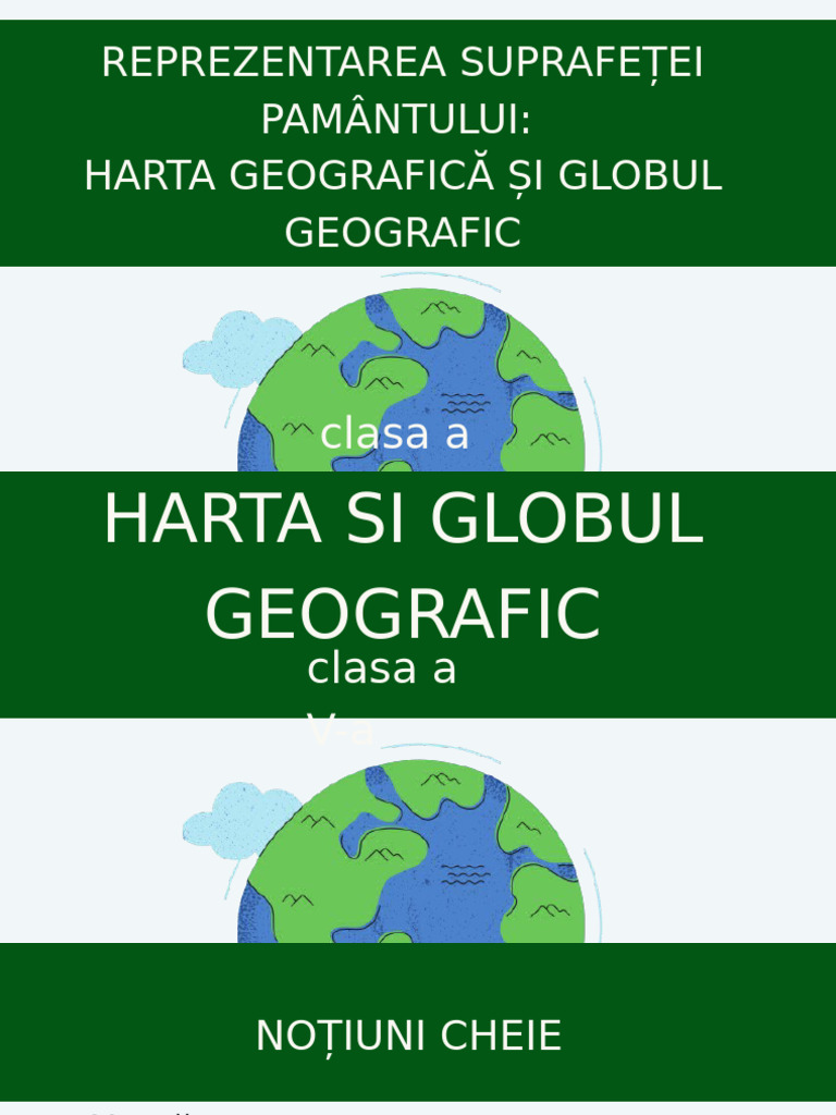 Cl. AV-A, Harta Si Globul Pamantesc | PDF