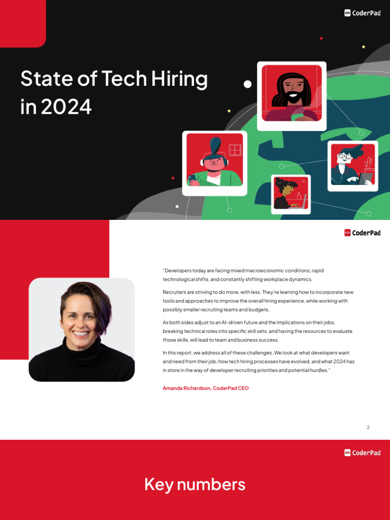 CoderPad State of Tech Hiring 2024 1 | PDF