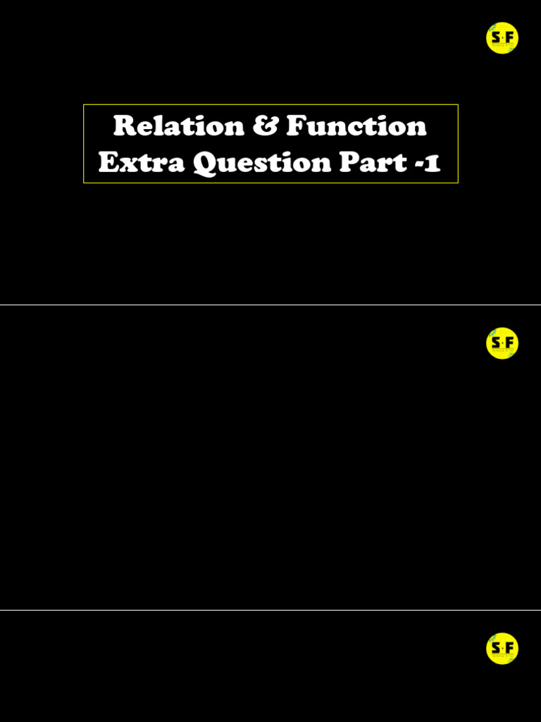 R and F Extra Questions-2 | PDF