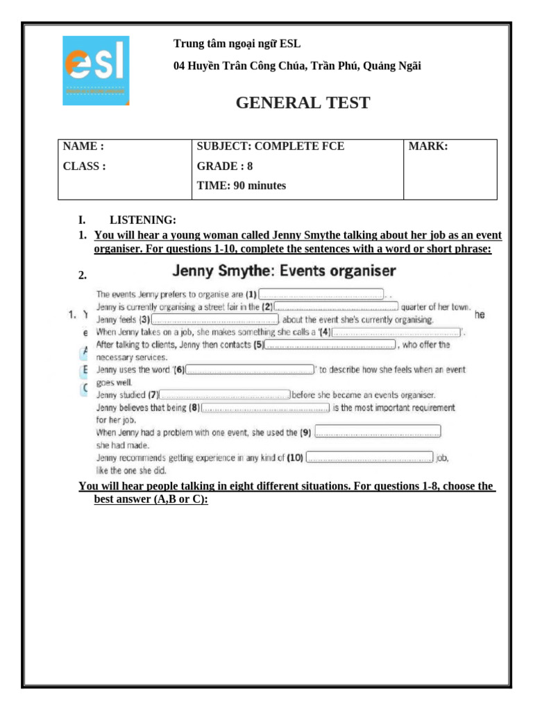 Complete Fce Unit 1,2,3 | PDF