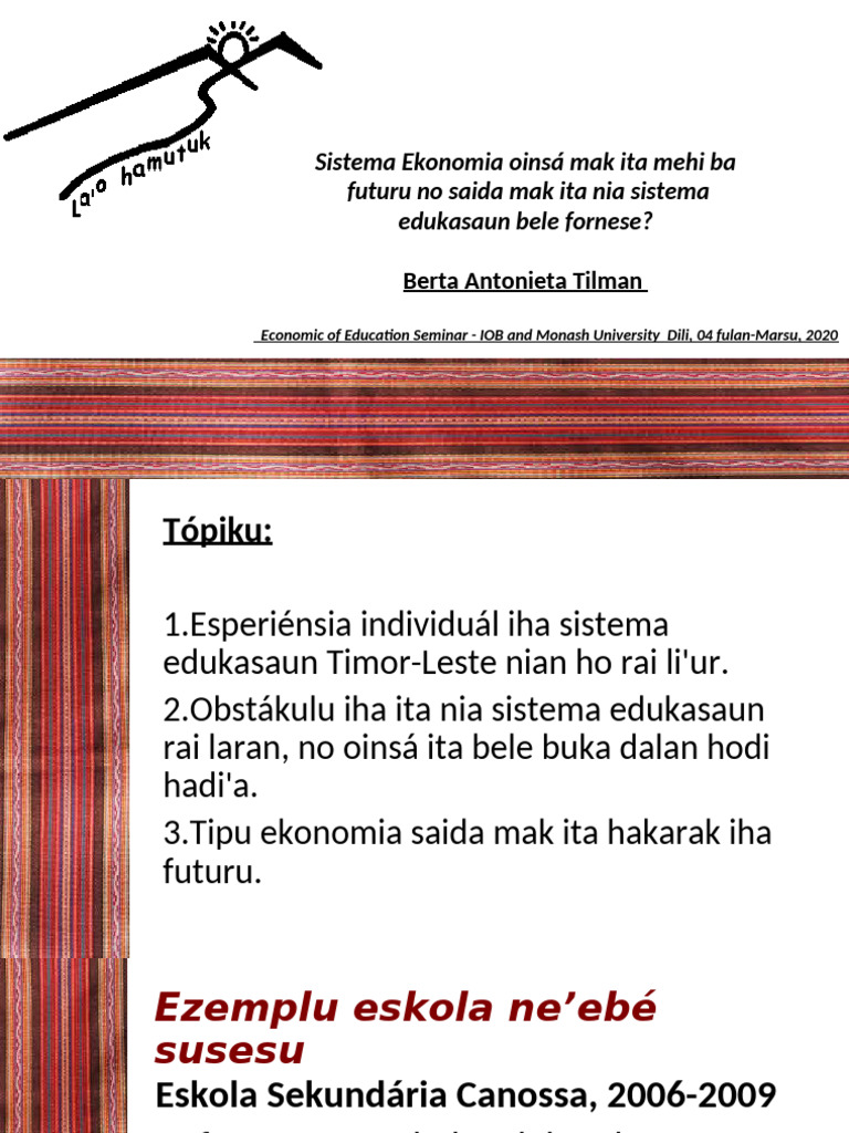 Berta Education Iob 4 Mar 20 | PDF