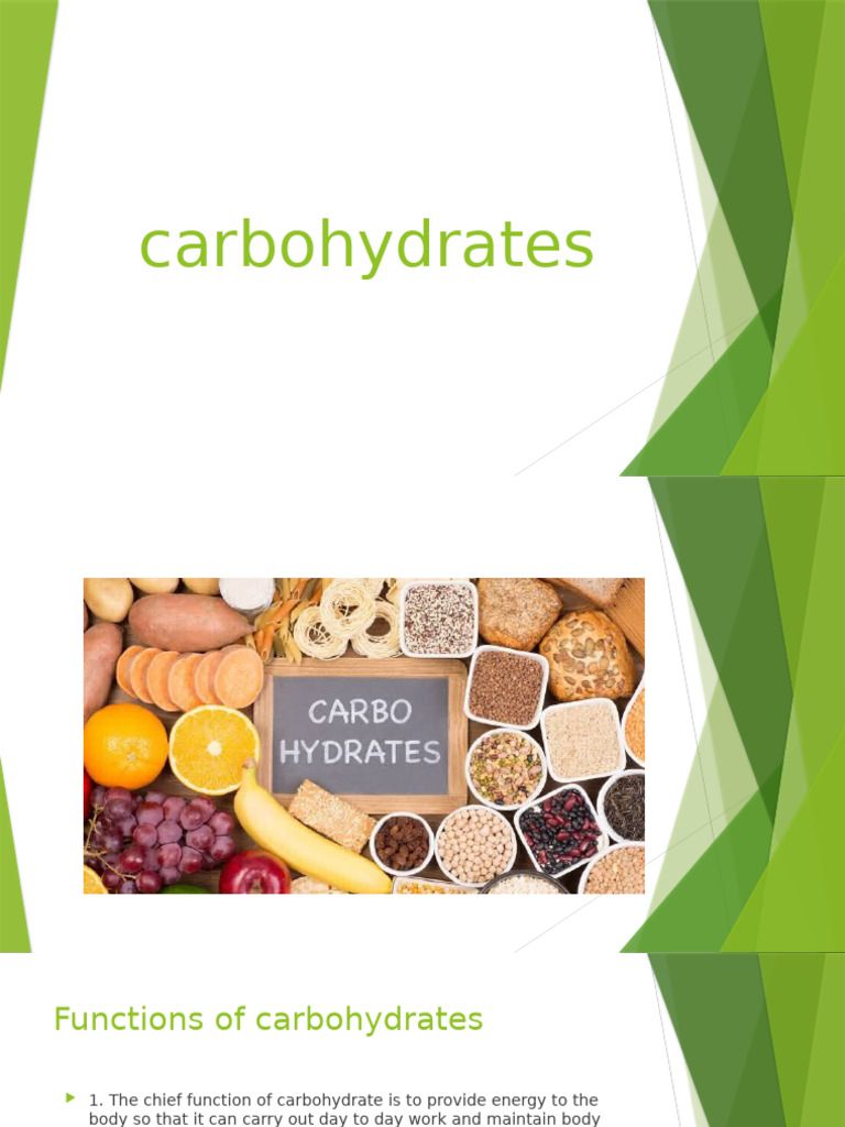 Carbohydrates | PDF