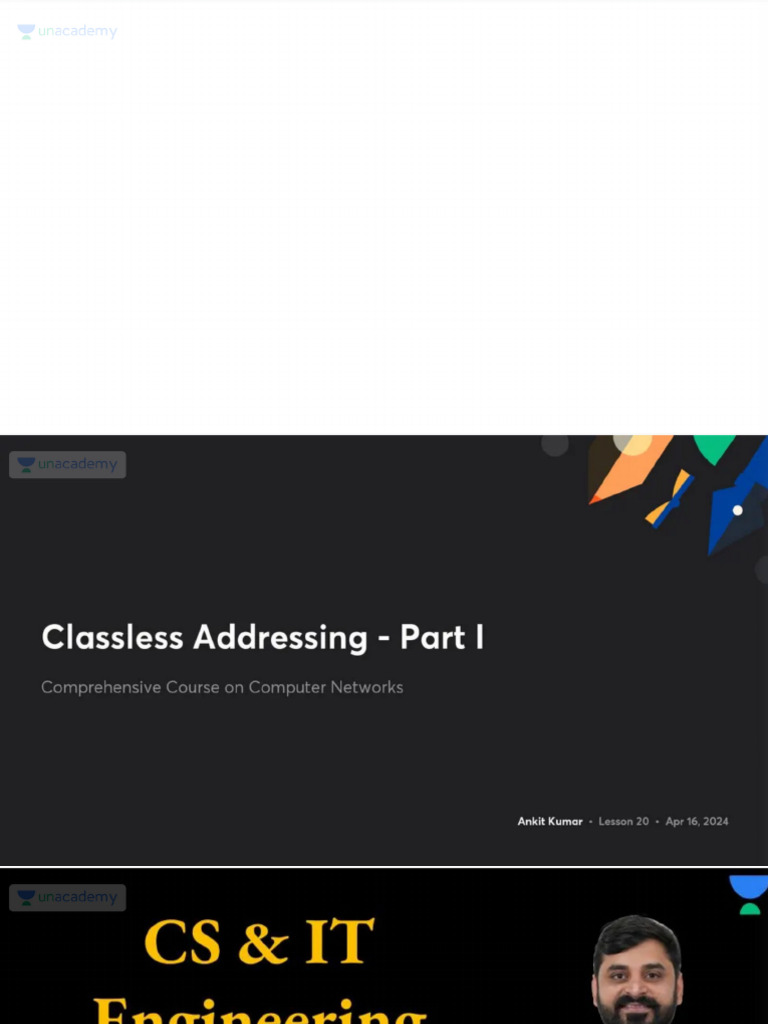 Classless Addressing - Part I With Anno | PDF