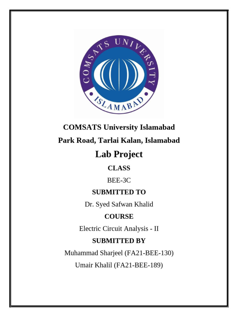ECA-2-LAB-Project | PDF