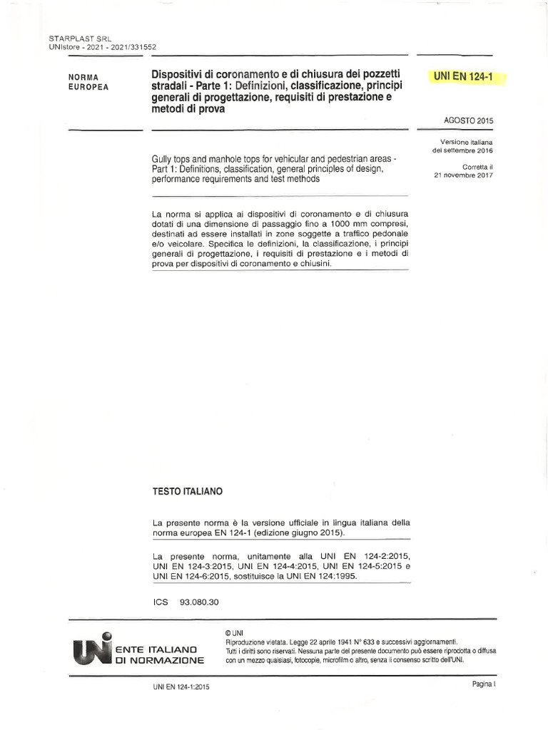 Uni en 124-1 | PDF