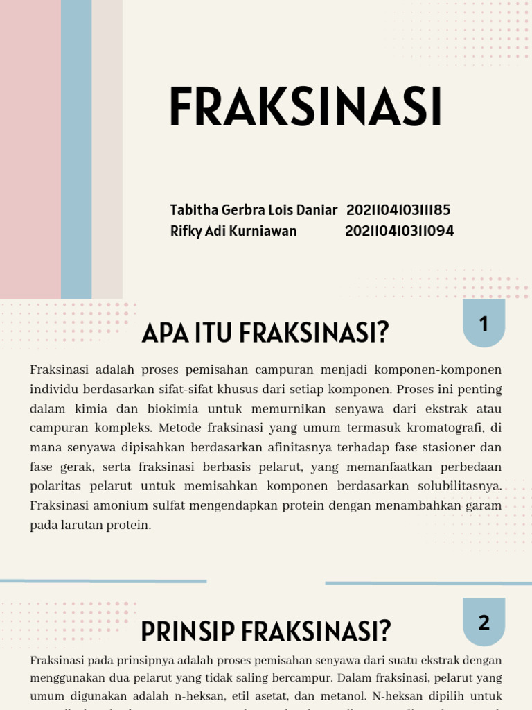 FRAKSINASI | PDF