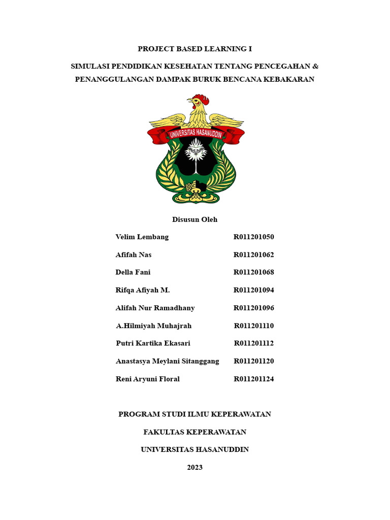 Kebakaran PJBL 1 - Tahapan Perencanaan-1 | PDF