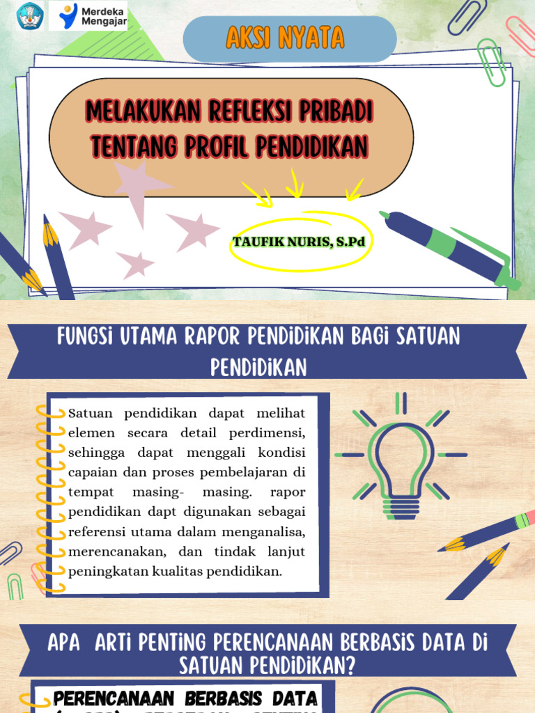 aksi nyata tentang profil pendidikan_compressed | PDF