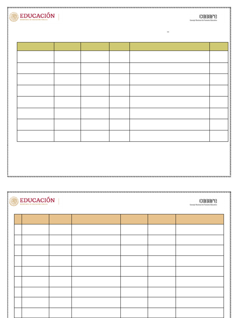 Formatos de Ecas - 24-25 | PDF