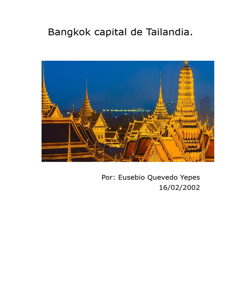 Bangkok | PDF