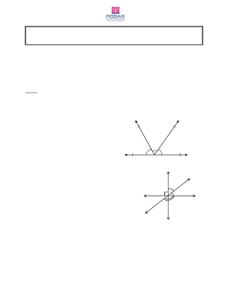 QP_CB_IX_Math_Ch 6_Lines and Angles | PDF