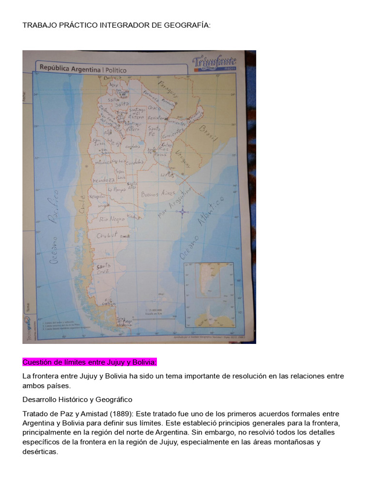 TP Integrador de Geografía | PDF