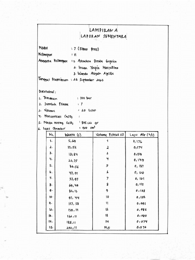 Lapsem Filter Press | PDF