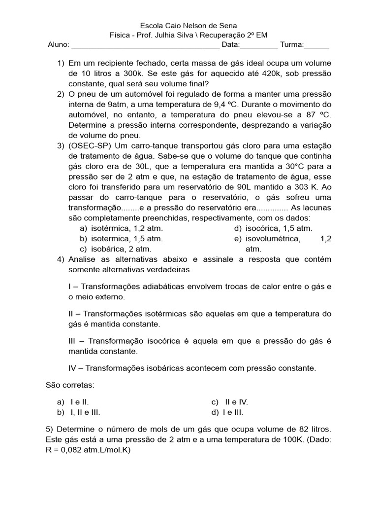 prova 2 ano a (1) | PDF