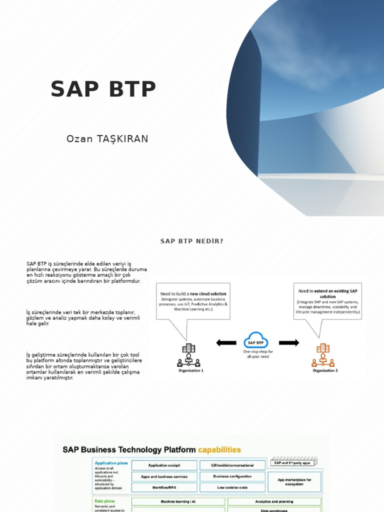 Sap BTP | PDF