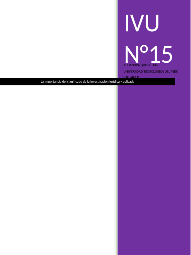 Ivu - Actividad 14 - Quispe Diaz Alejandra Pamela | PDF Ivu - Actividad 14 - Quispe Diaz Alejandra Pamela | PDF