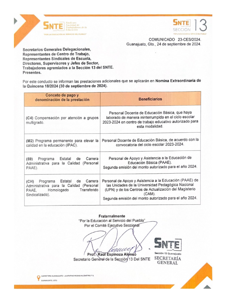 SNTE | PDF