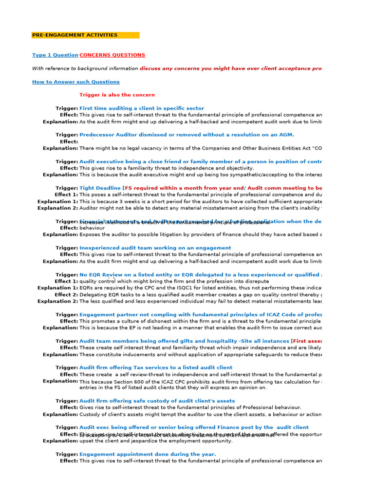 Summary Audit Rev Pack | PDF