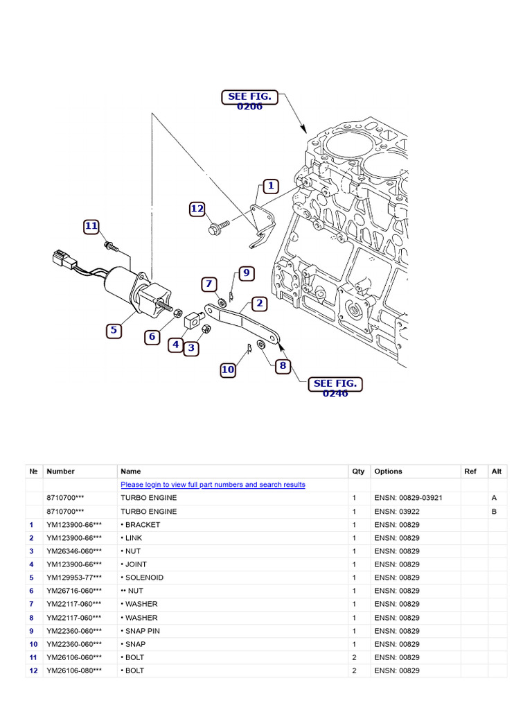 Wb140-2 S - N 140f10001-Up - Engine Stop Device (Turbo Engine) | PDF