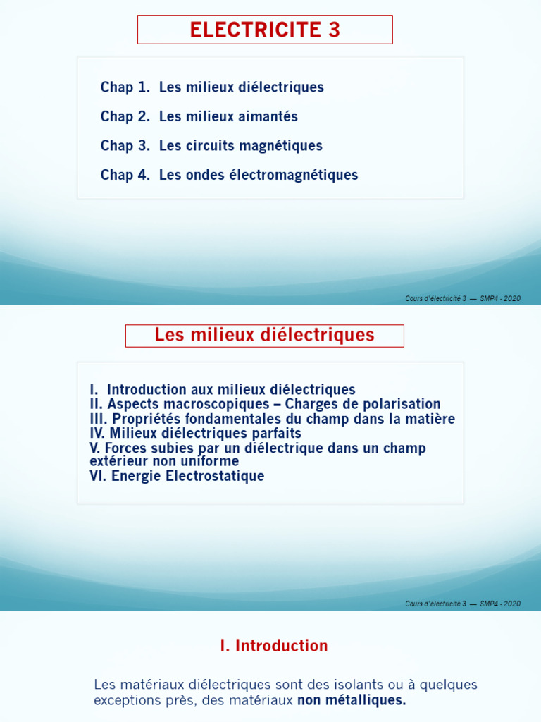 Cours Electricité 3 | PDF