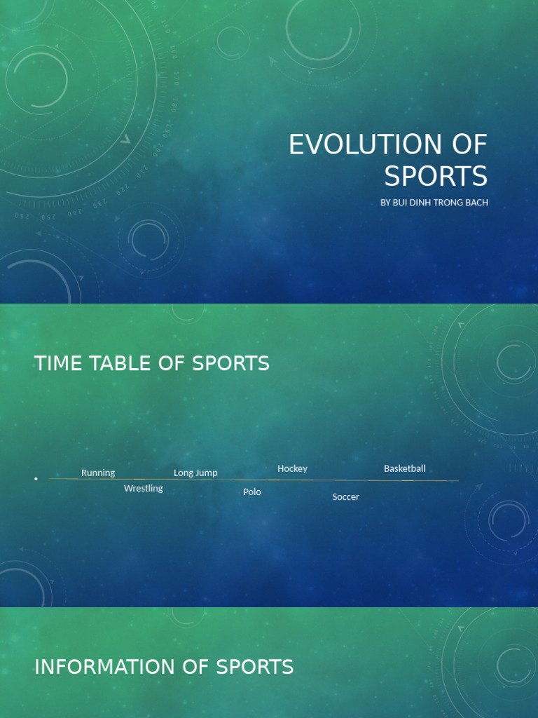 Evolution of Sports | PDF