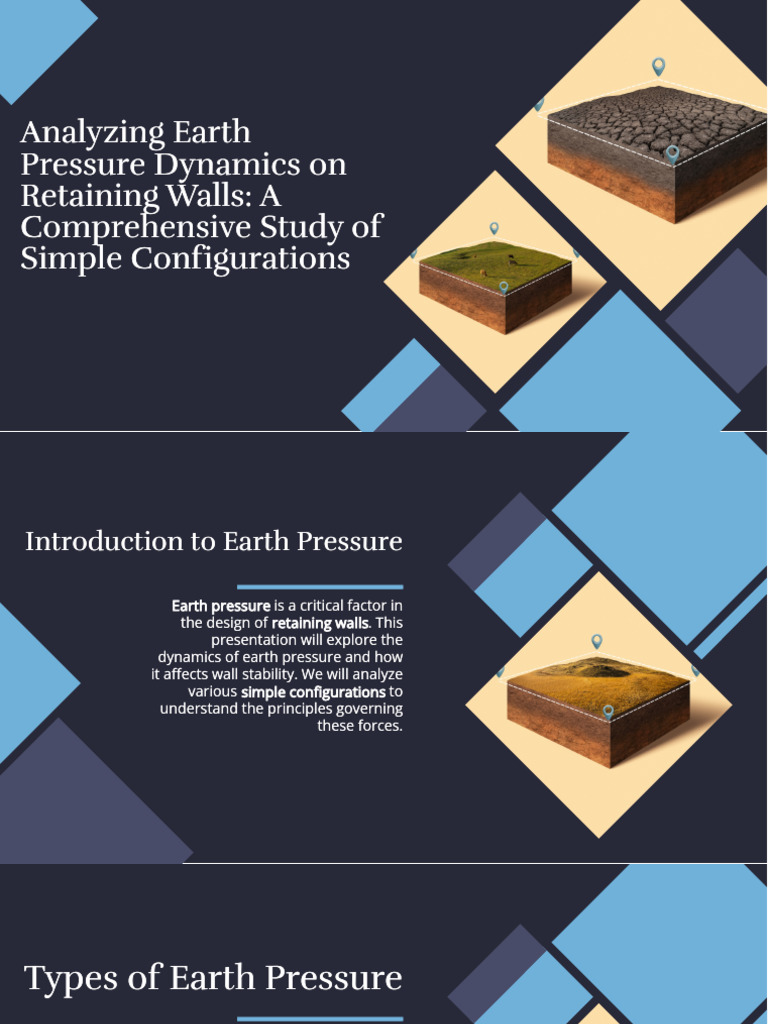 Slidesgo Analyzing Earth Pressure Dynamics On Retaining Walls A Comprehensive Study of Simple ...