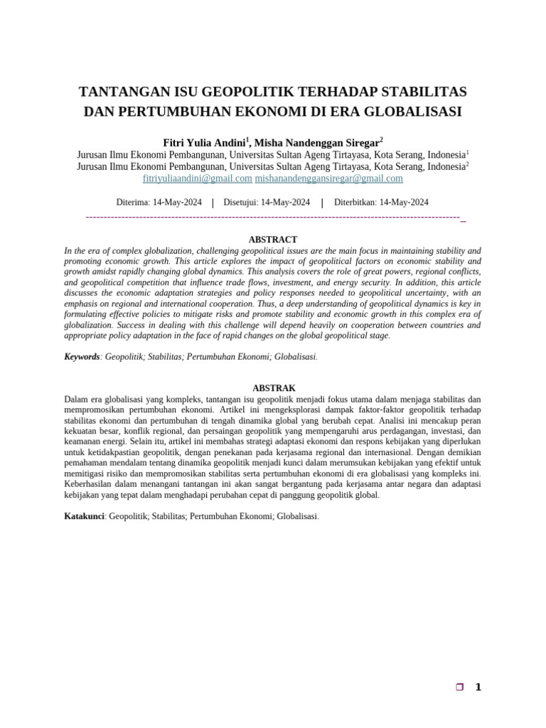 Format Penulisan Paper | PDF