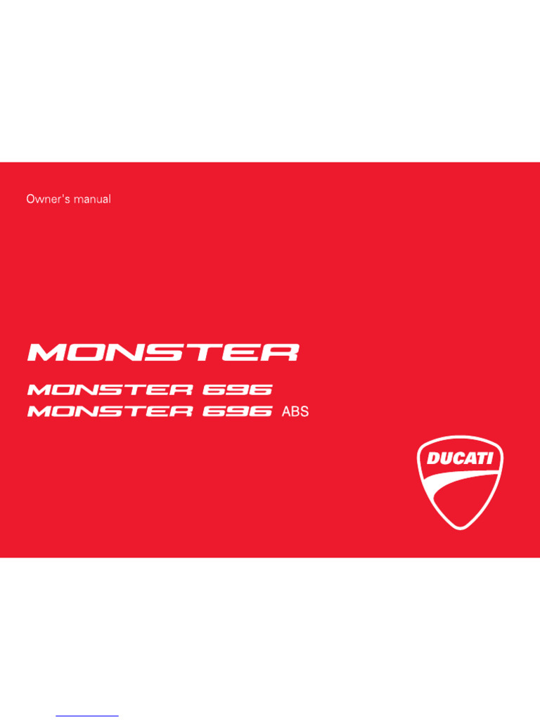 Monster 696 | PDF