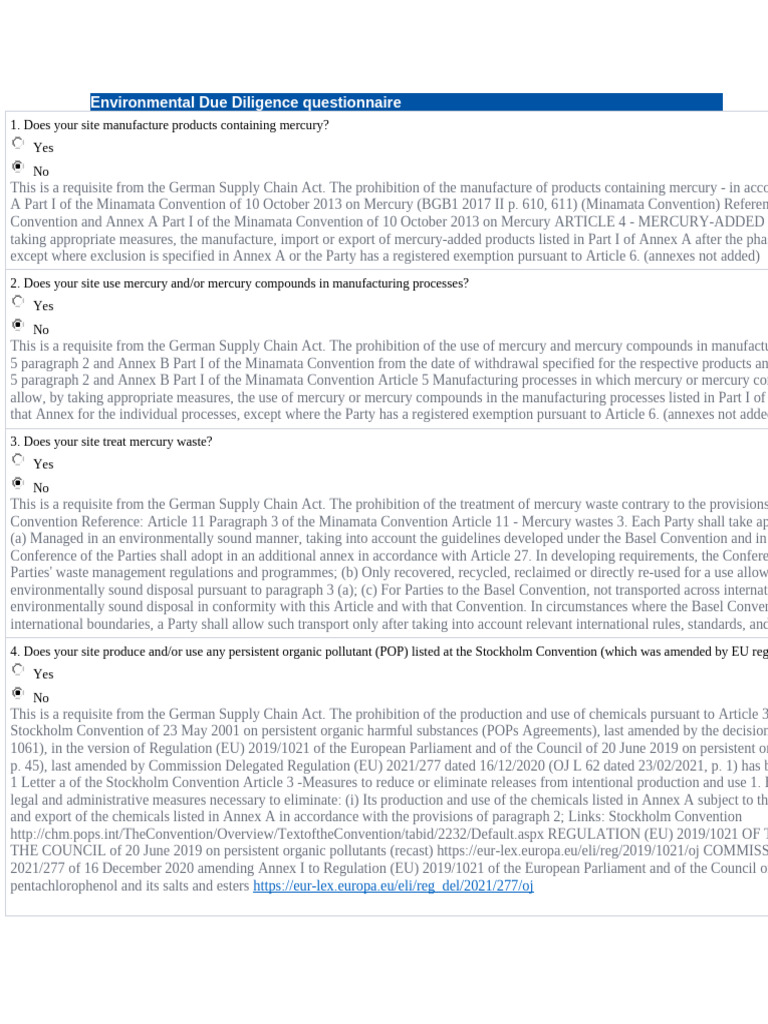 Environmental_Due_Diligence_questionnaire[1] | PDF