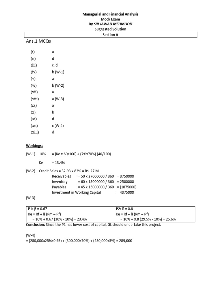 Sol. MFA Mock Aut24 Fin | PDF