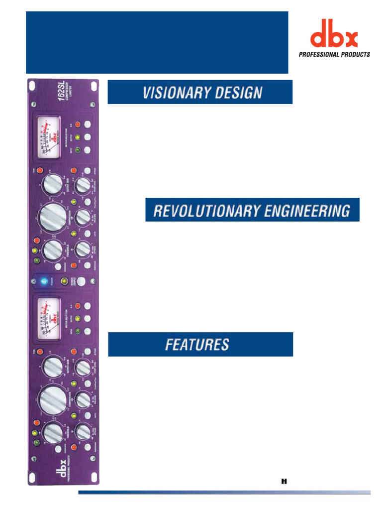 DBX 162 SL | PDF | Tecnología