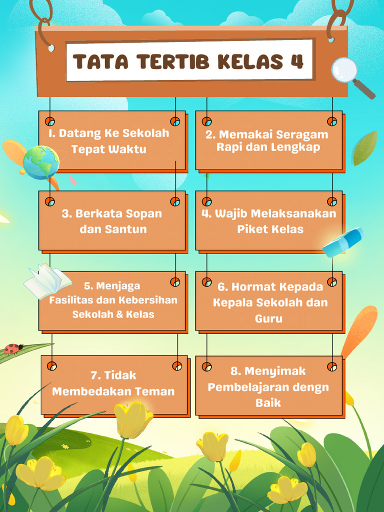 tata tertib kelas & struktur | PDF