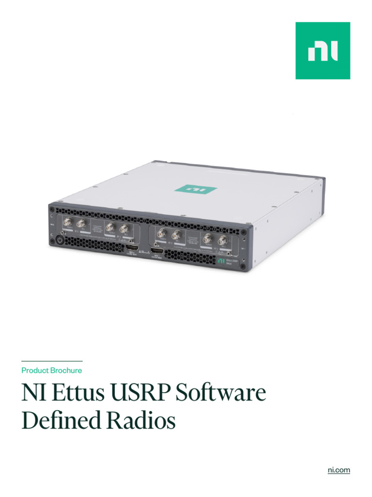 NI USRP Product Flyer WR | PDF