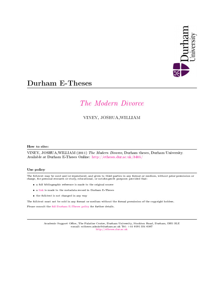 The Modern Divorce-1 | PDF