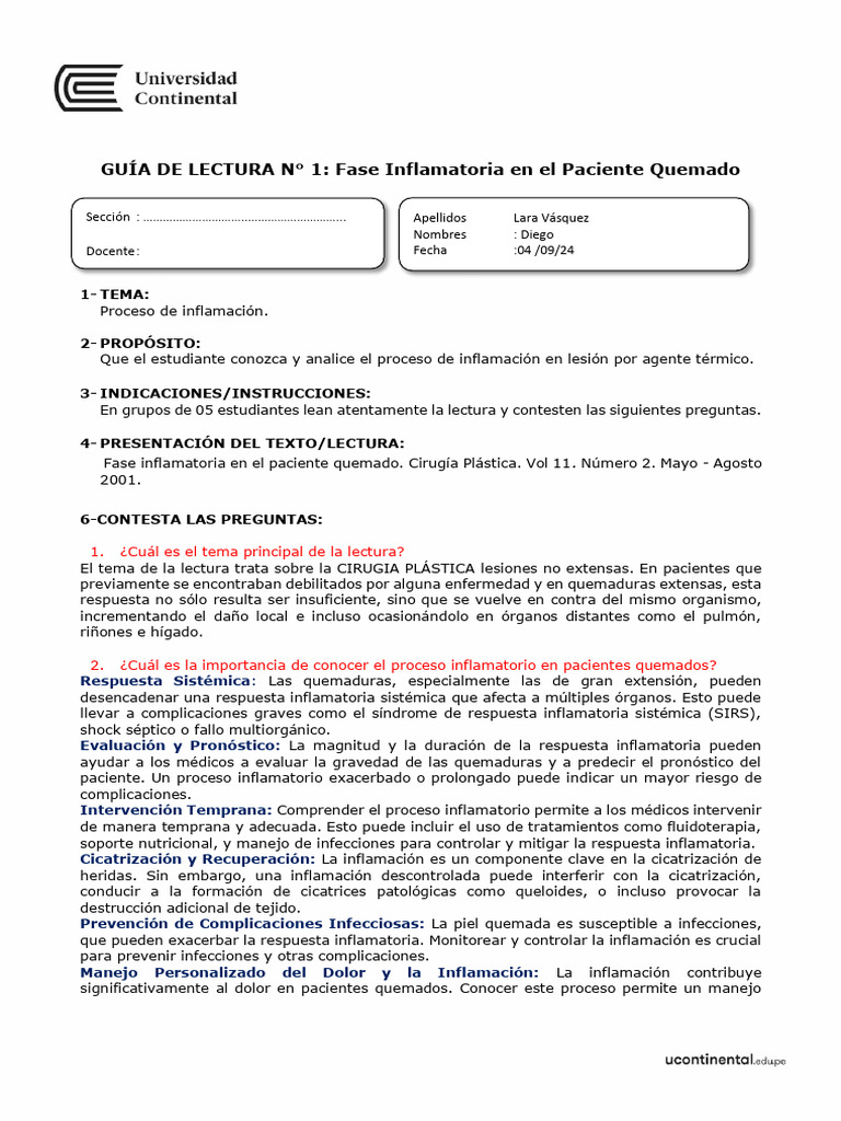 Guia de Lectura 1 - Lara | PDF