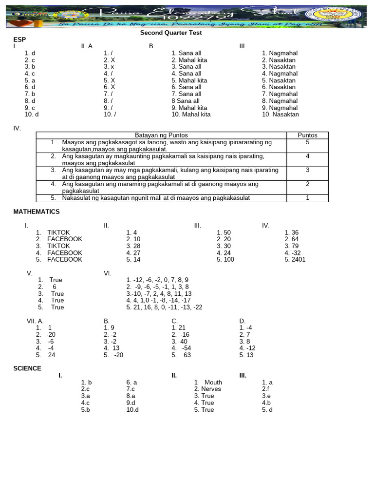 Key To Correction | PDF