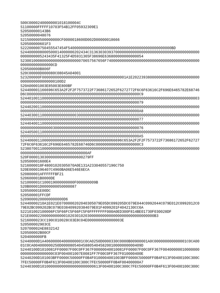 Hexadecimal Data Structure Analysis | PDF | Technology & Engineering