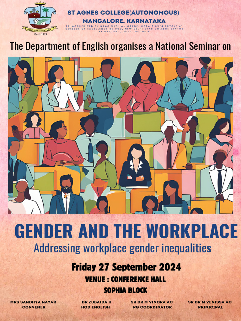 Gender and Workplace Brochure | PDF | Gender | Career & Growth