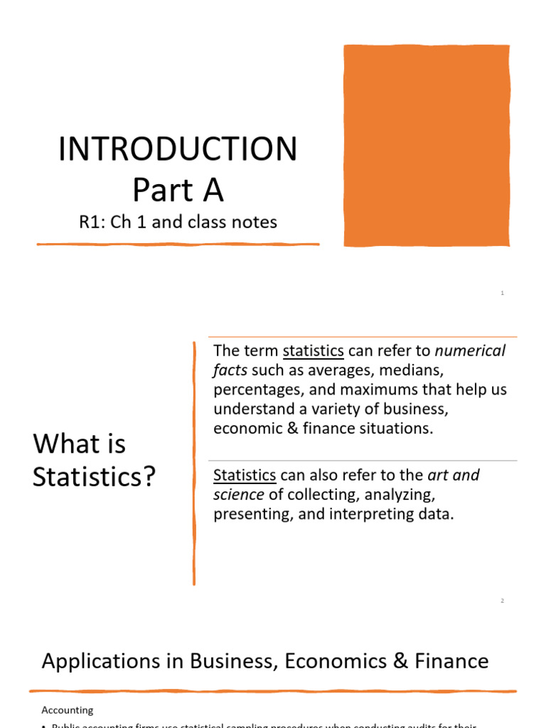 1a. Introduction-Part A | PDF